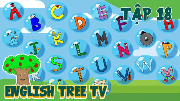 English Tree TV - Tập 18: Abc Alphabet Bubbles Song | POPS Kids